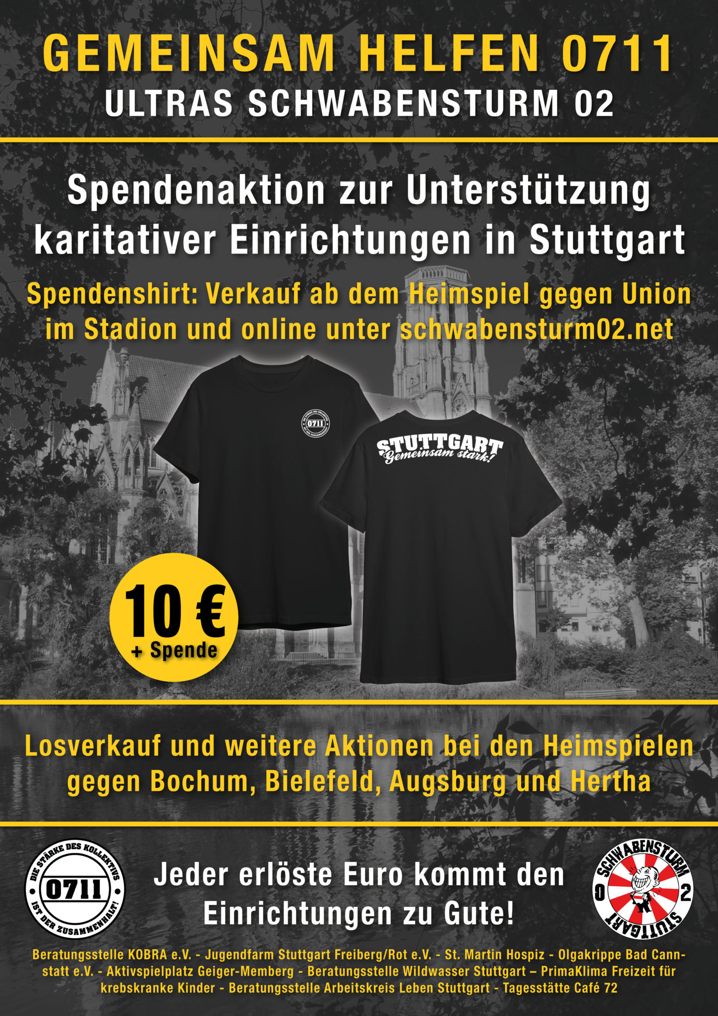 Soziale Aktion 2022 – 10. Auflage Gemeinsam Helfen 0711! – Ultras ...